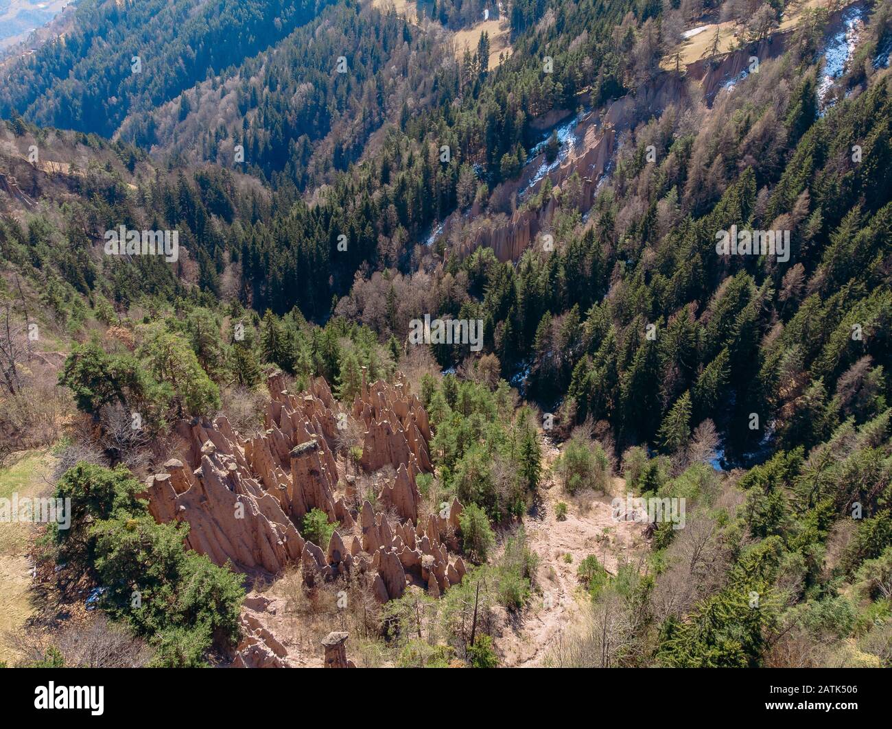 Earth pyramids in ritten hi-res stock photography and images - Alamy