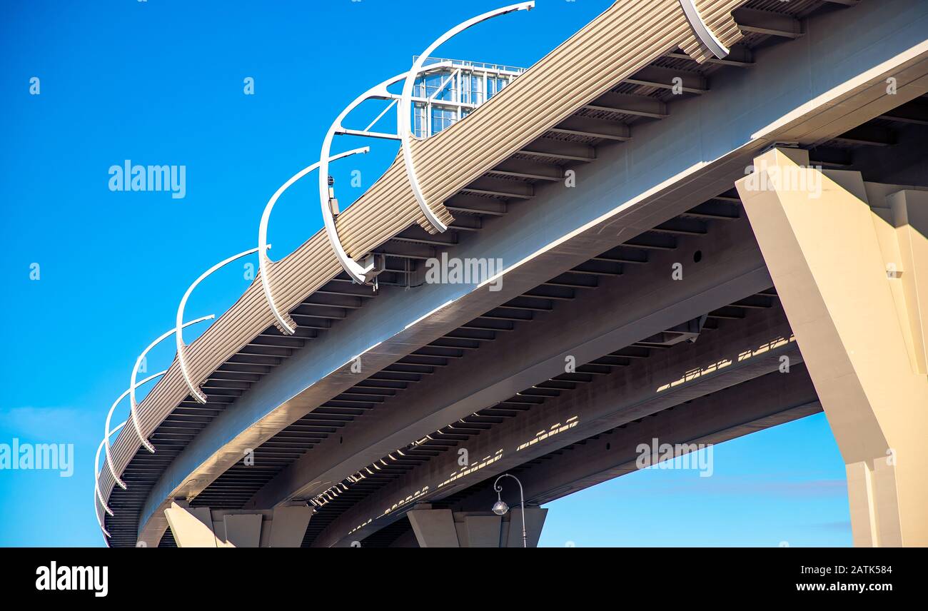Bridge over Neva of Western High Speed Diameter in St. Petersburg ...