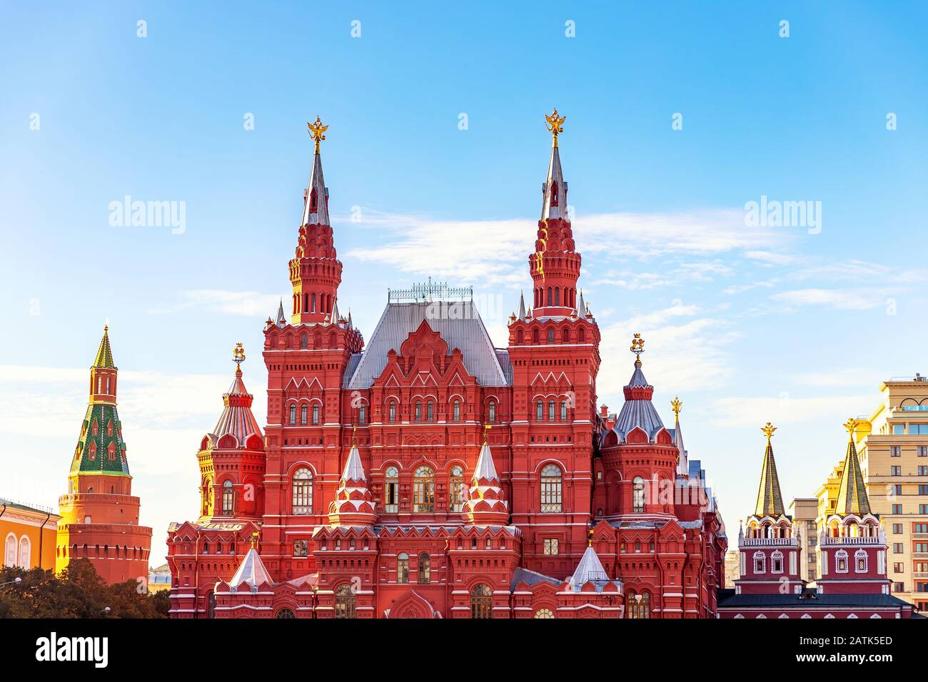 The State Historical Museum In Red Square In Moscow High Resolution ...