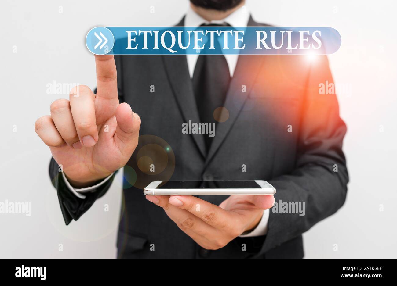 Word writing text Etiquette Rules. Business photo showcasing customs ...