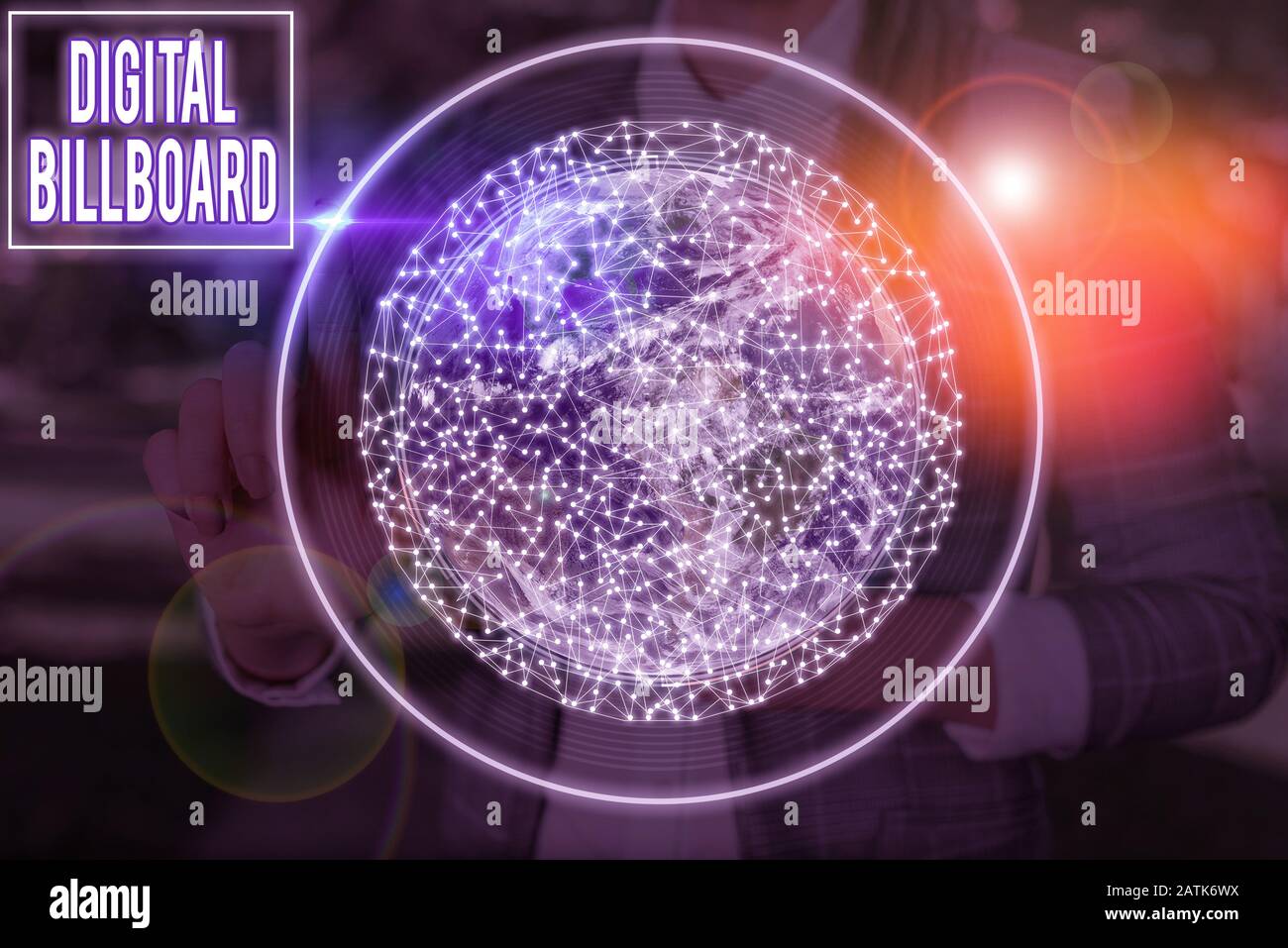 Word writing text Digital Billboard. Business photo showcasing ...