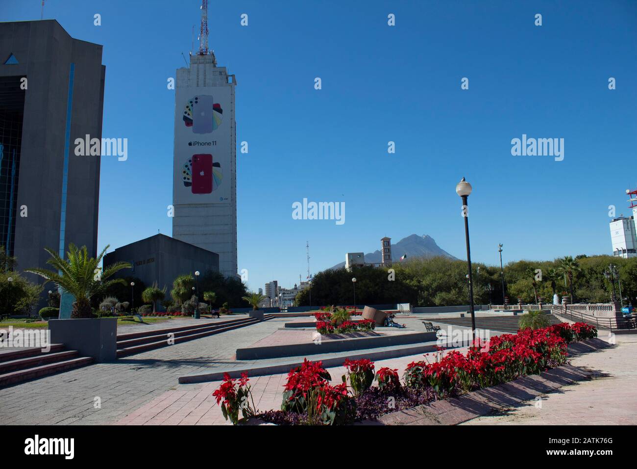 View of the urban city of Monterrey Mexico Stock Photo - Alamy