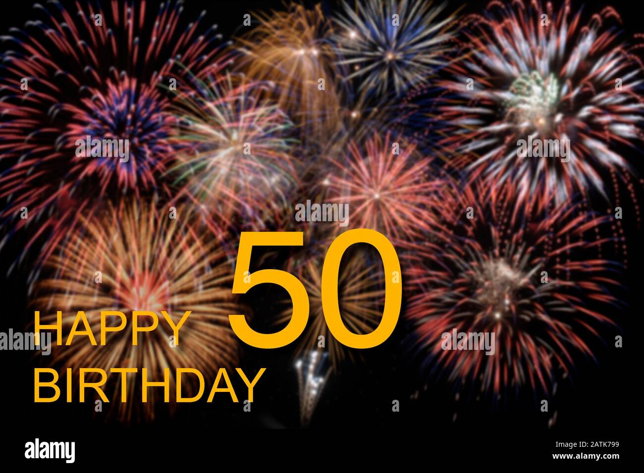 Happy 50th birthday hi-res stock photography and images - Alamy