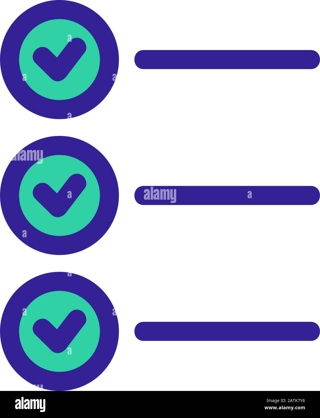 filling out the questionnaire icon vector. Isolated contour symbol ...
