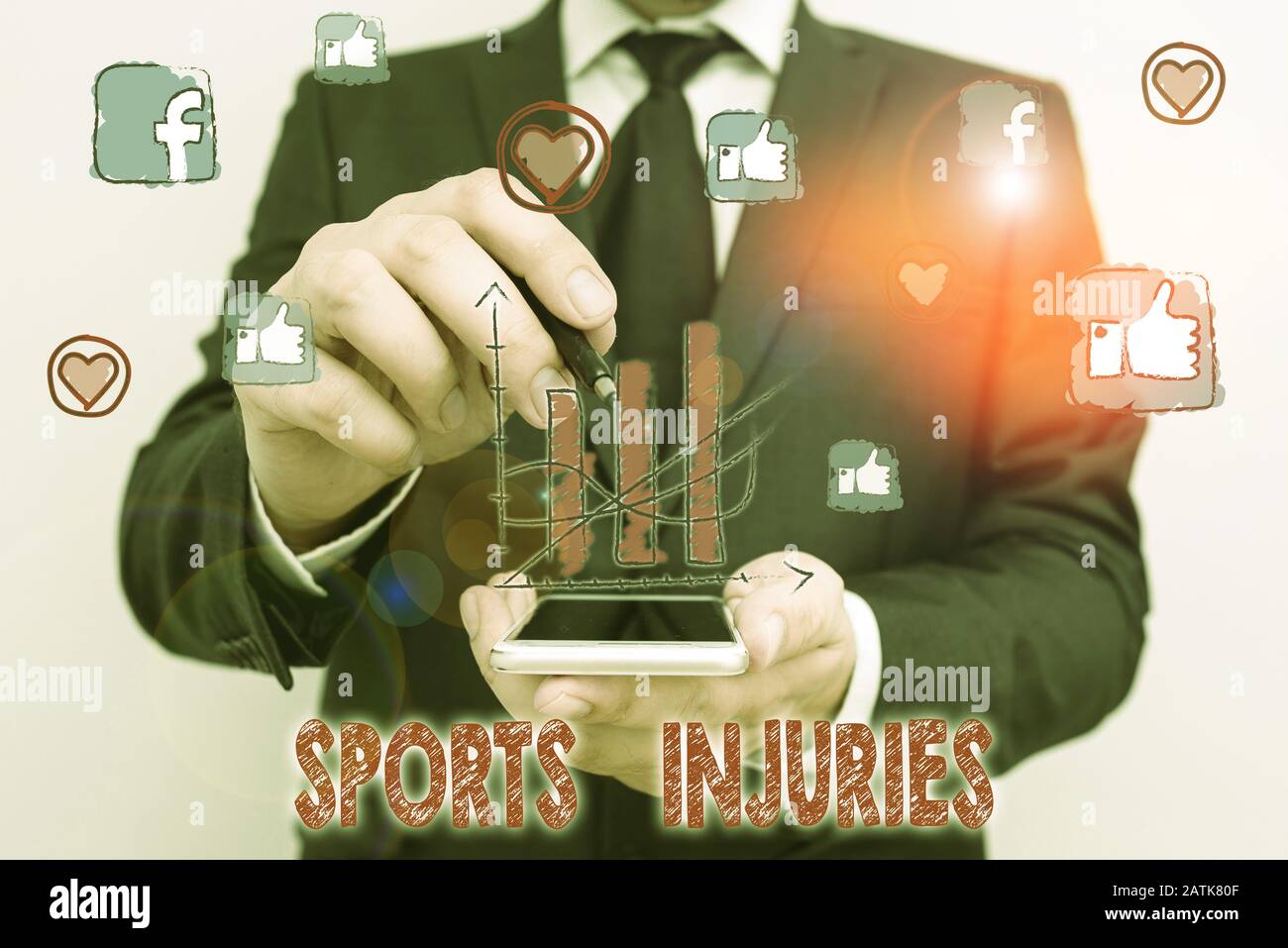 Word writing text Sports Injuries. Business photo showcasing kinds of ...