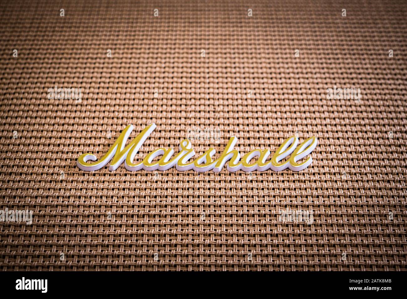 Marshall logo hi-res stock photography and images - Alamy