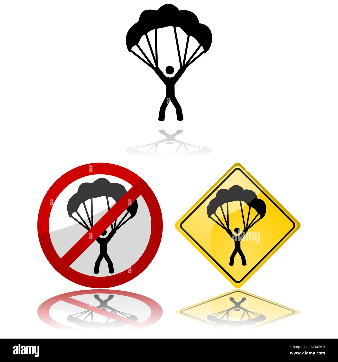 Paraglider Stock Vector Images - Alamy