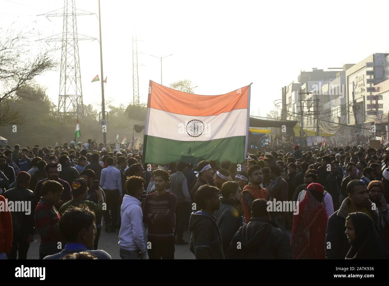 Indian people protest hi-res stock photography and images - Alamy