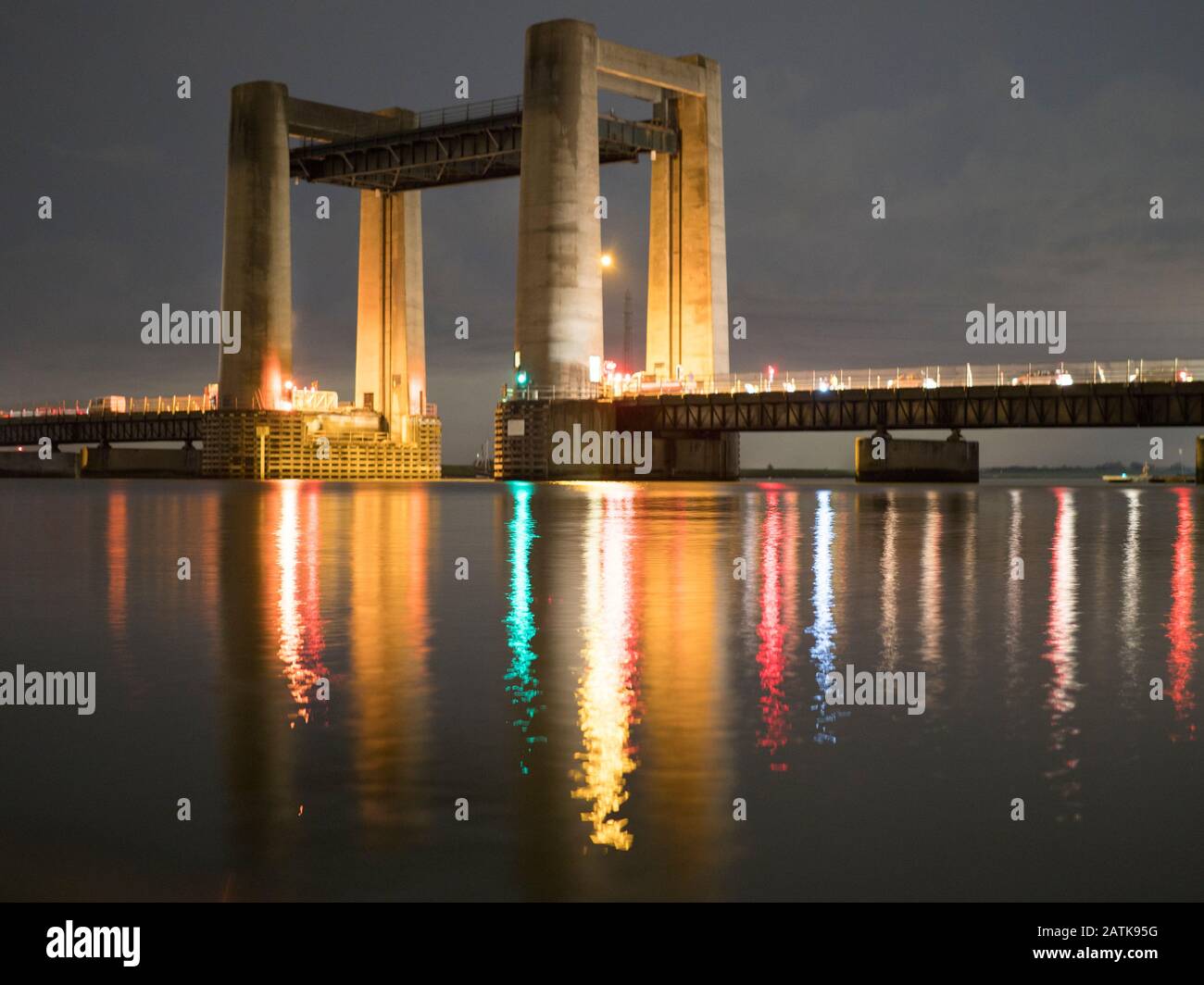 Iwade, Kent, UK. 3rd Feb, 2020. UK Weather: a calm evening as the ...