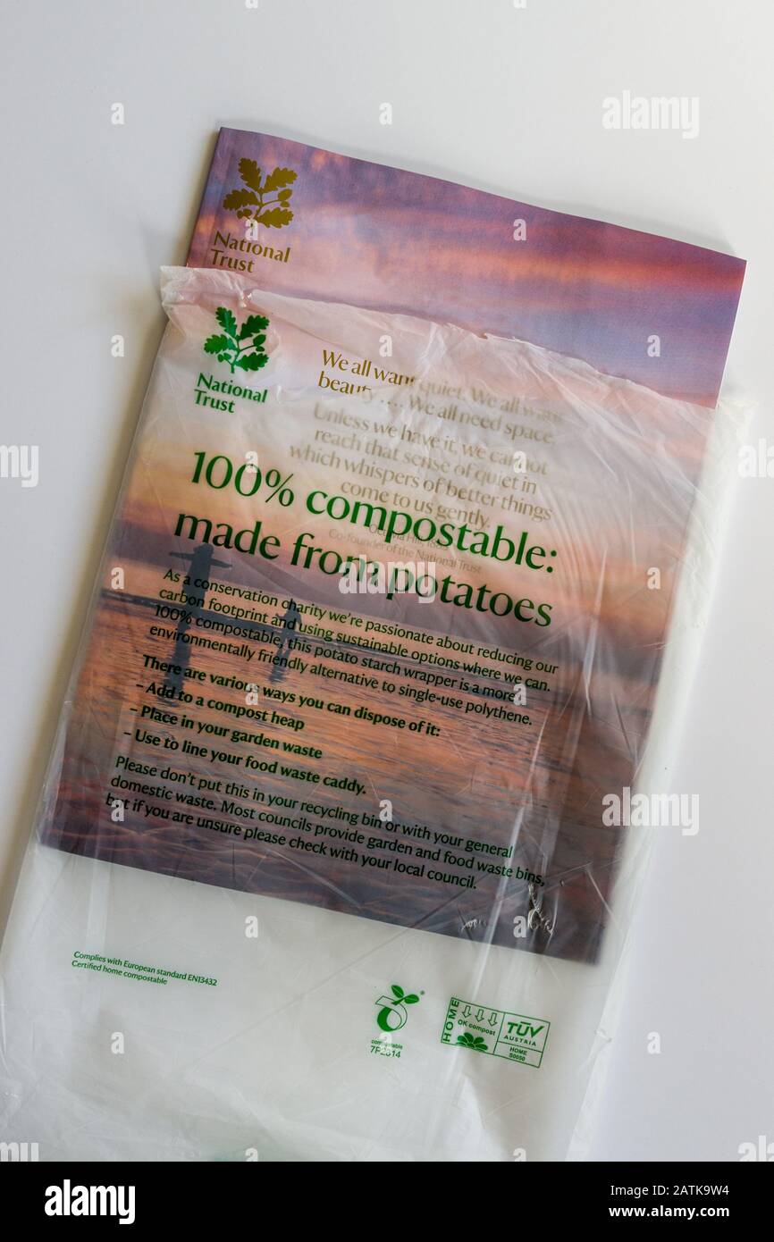 National Trust magazine now delivered to members in a 100% compostable ...