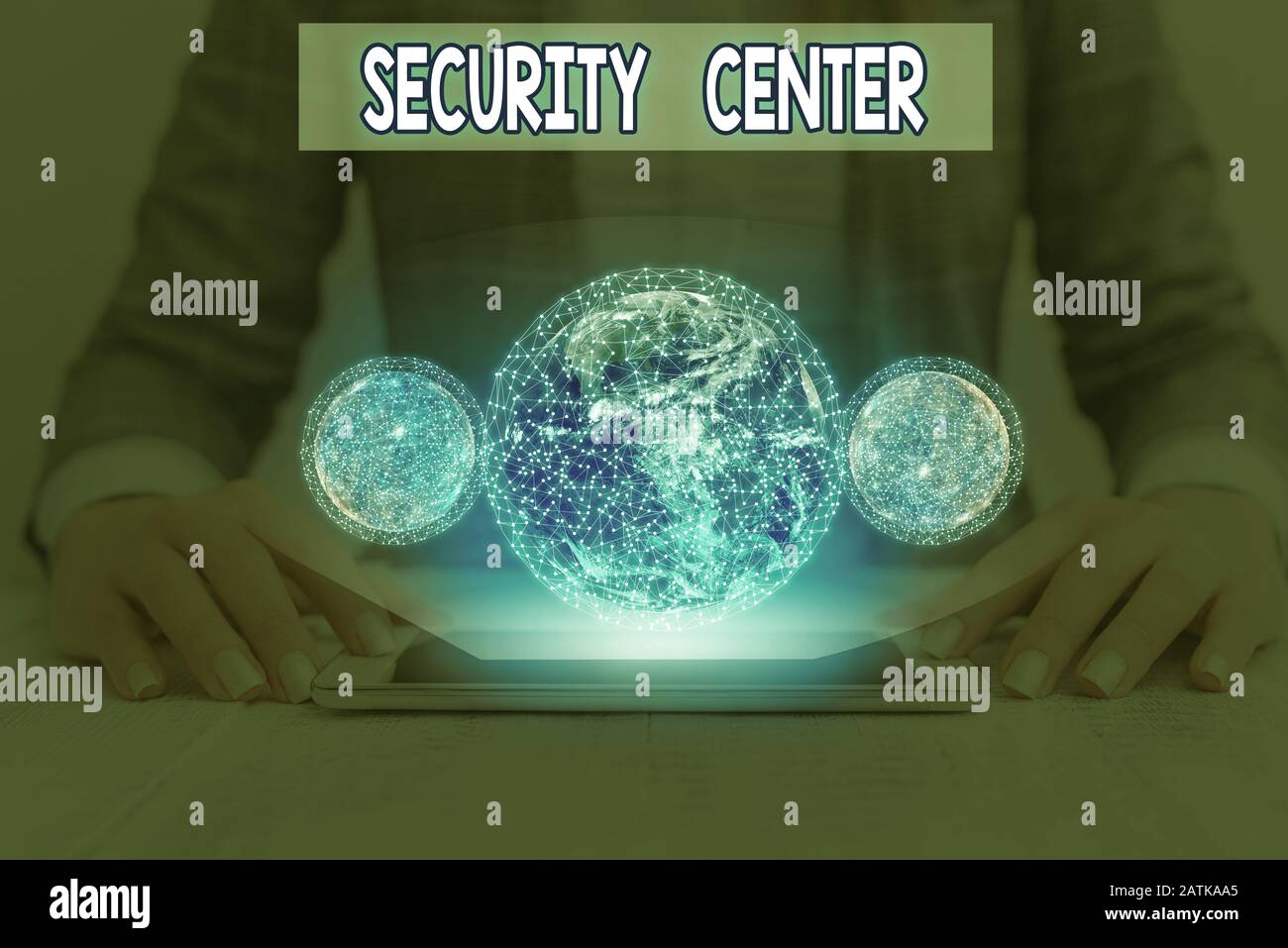 Conceptual hand writing showing Security Center. Concept meaning ...