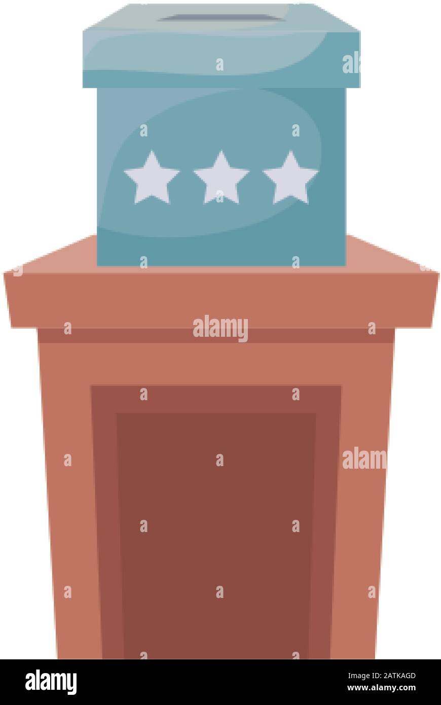 Vote box design, Usa happy presidents day elections united states ...