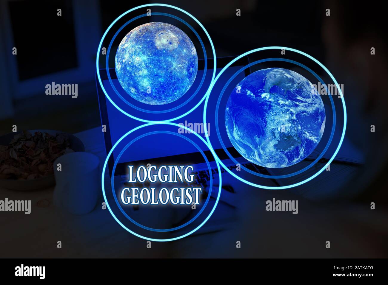 Handwriting text Logging Geologist. Conceptual photo Layout and ...