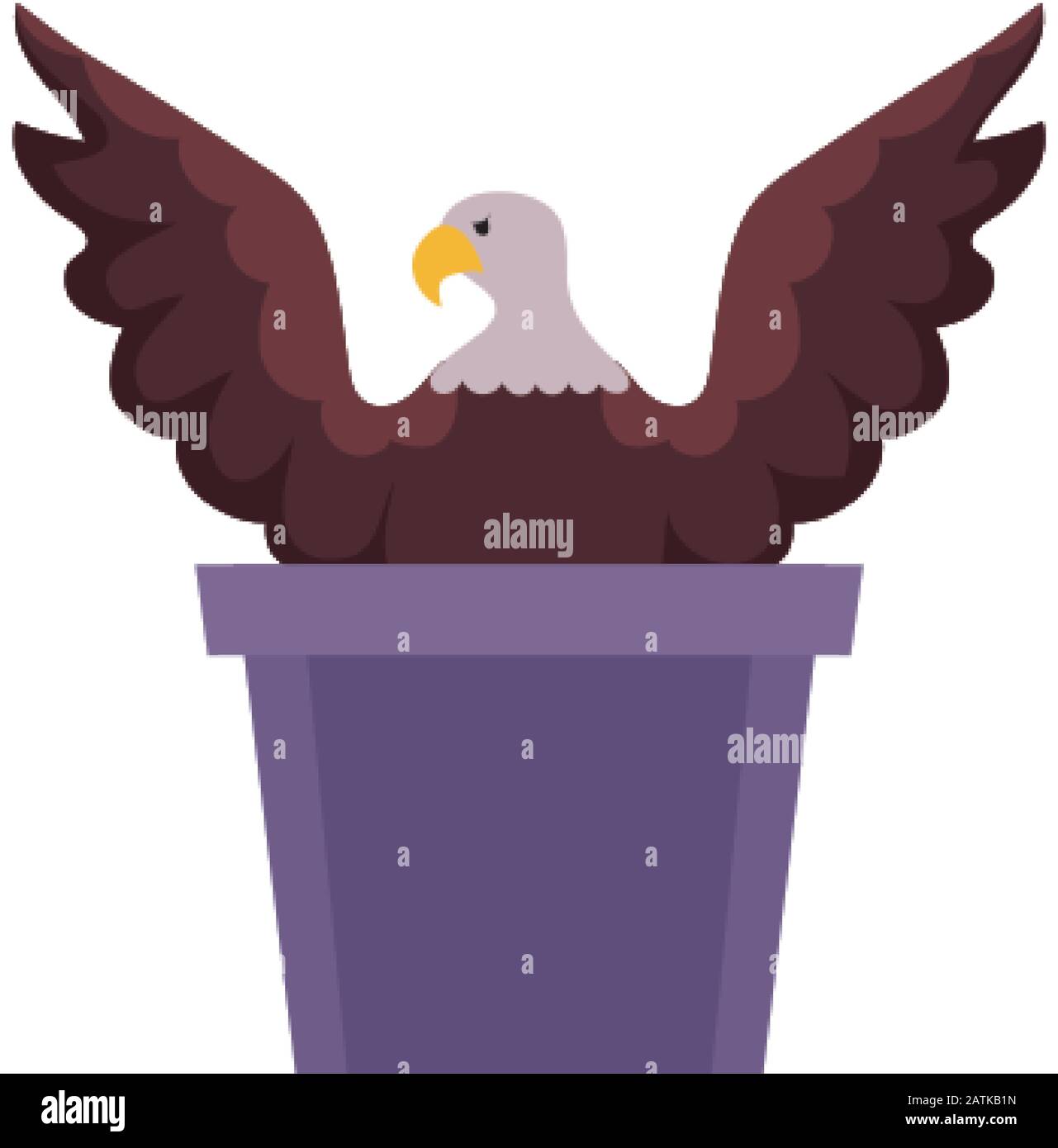 Eagle podium Stock Vector Images - Alamy