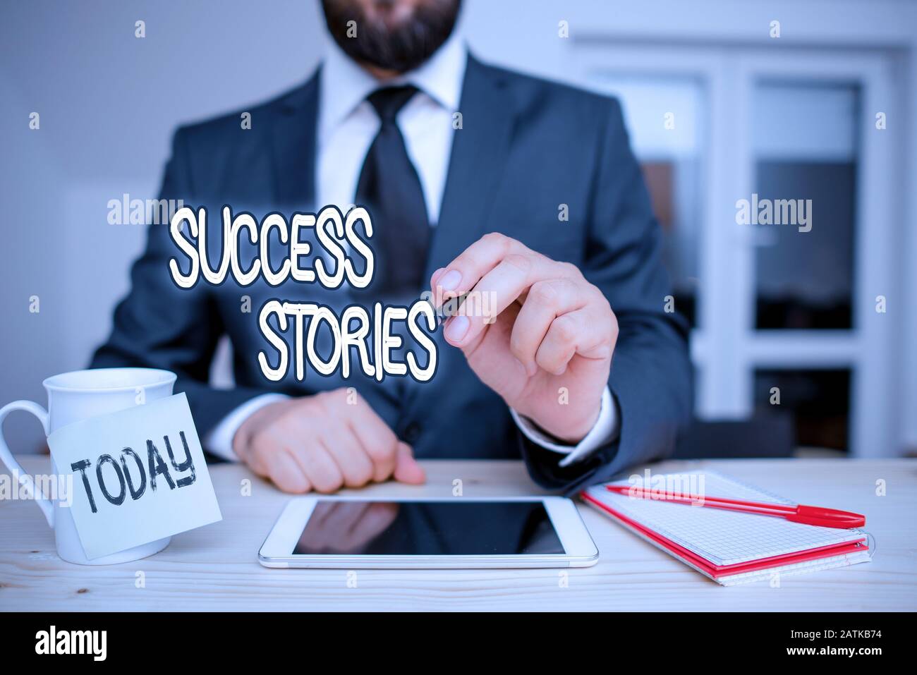 Word writing text Success Stories. Business photo showcasing story of ...