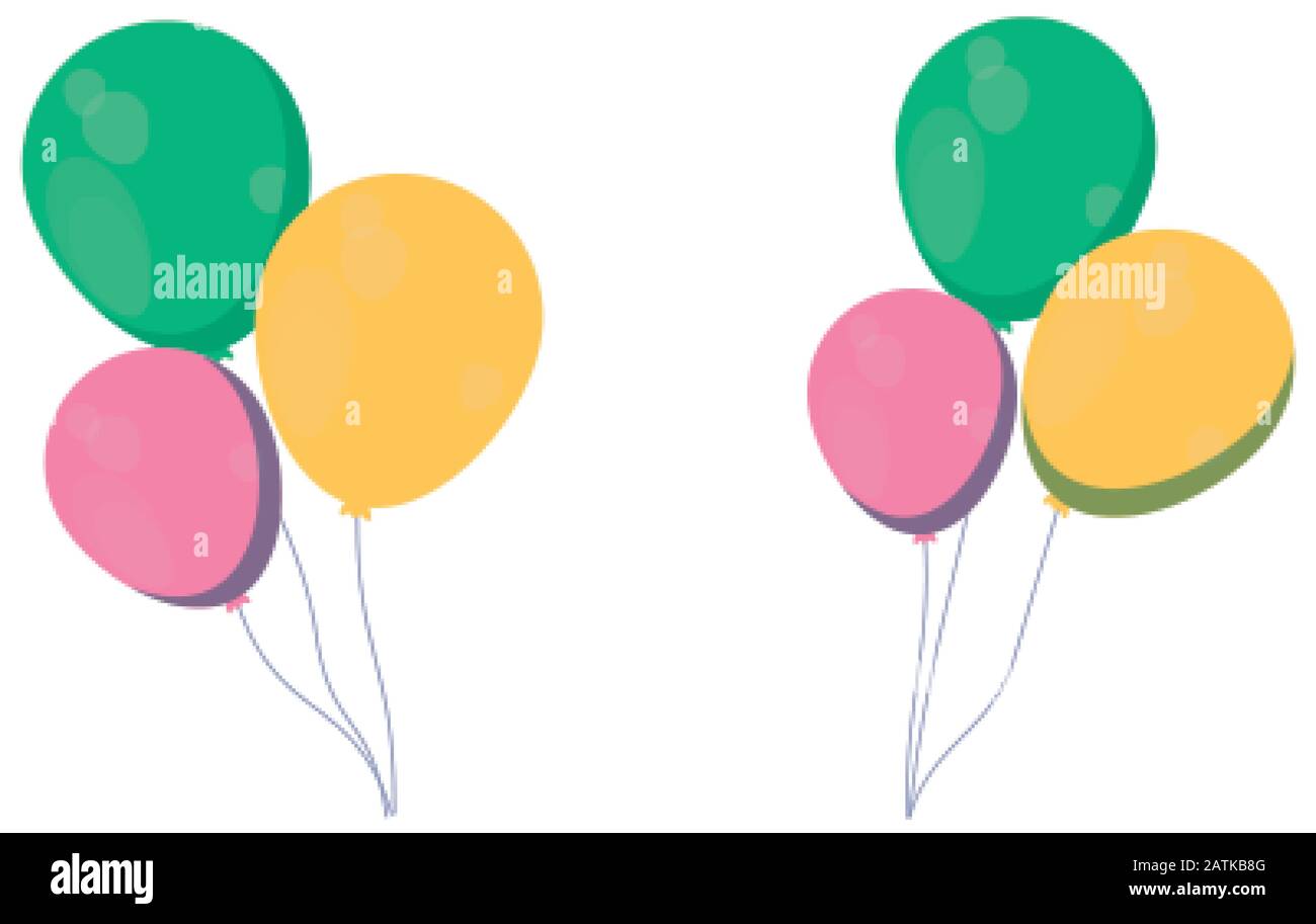 Balloons design, Party celebration event happy birthday holiday ...