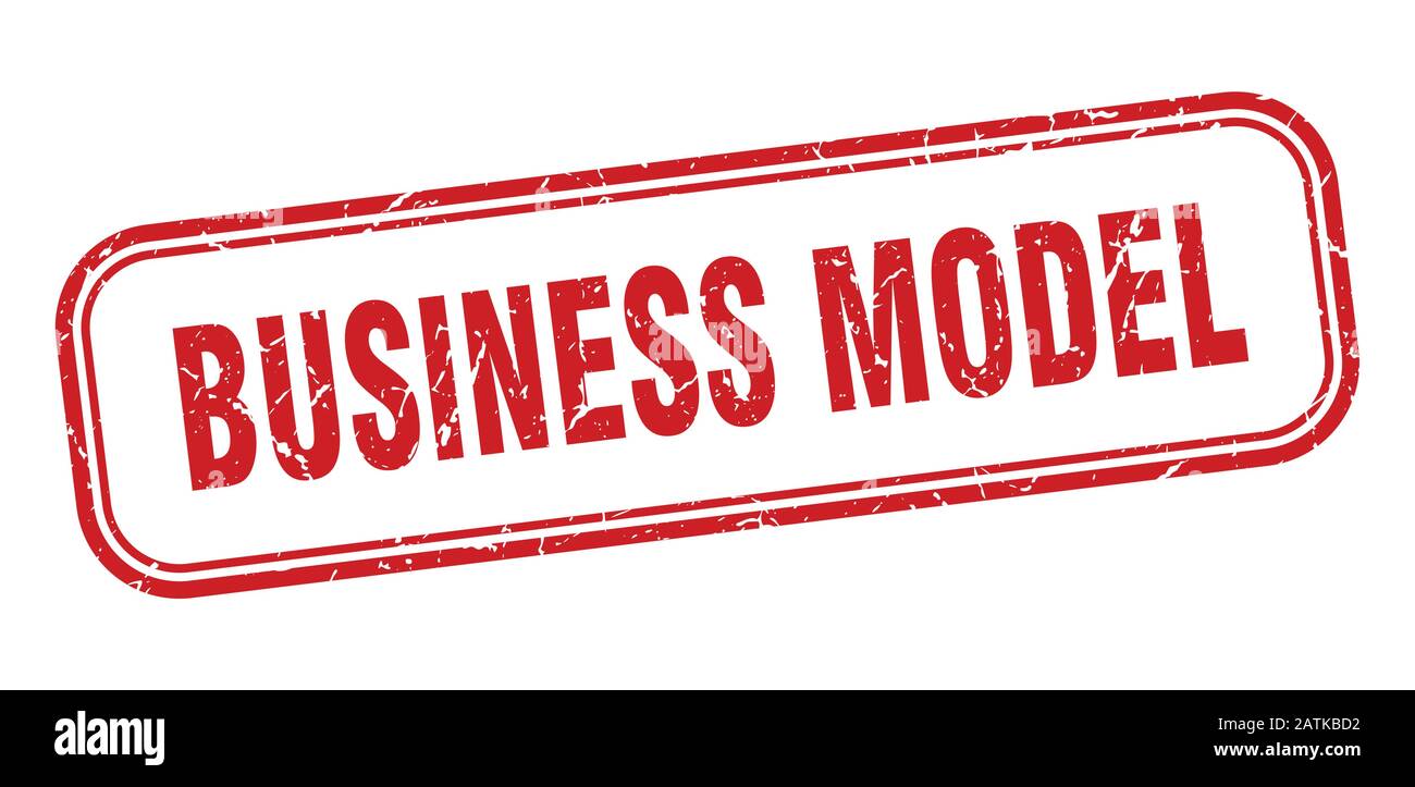 business model stamp. business model square grunge red sign. business ...