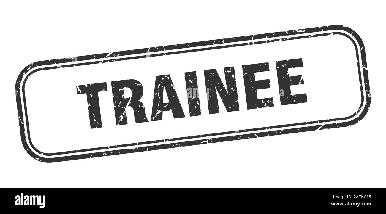 trainee stamp. trainee square grunge black sign. trainee tag Stock ...