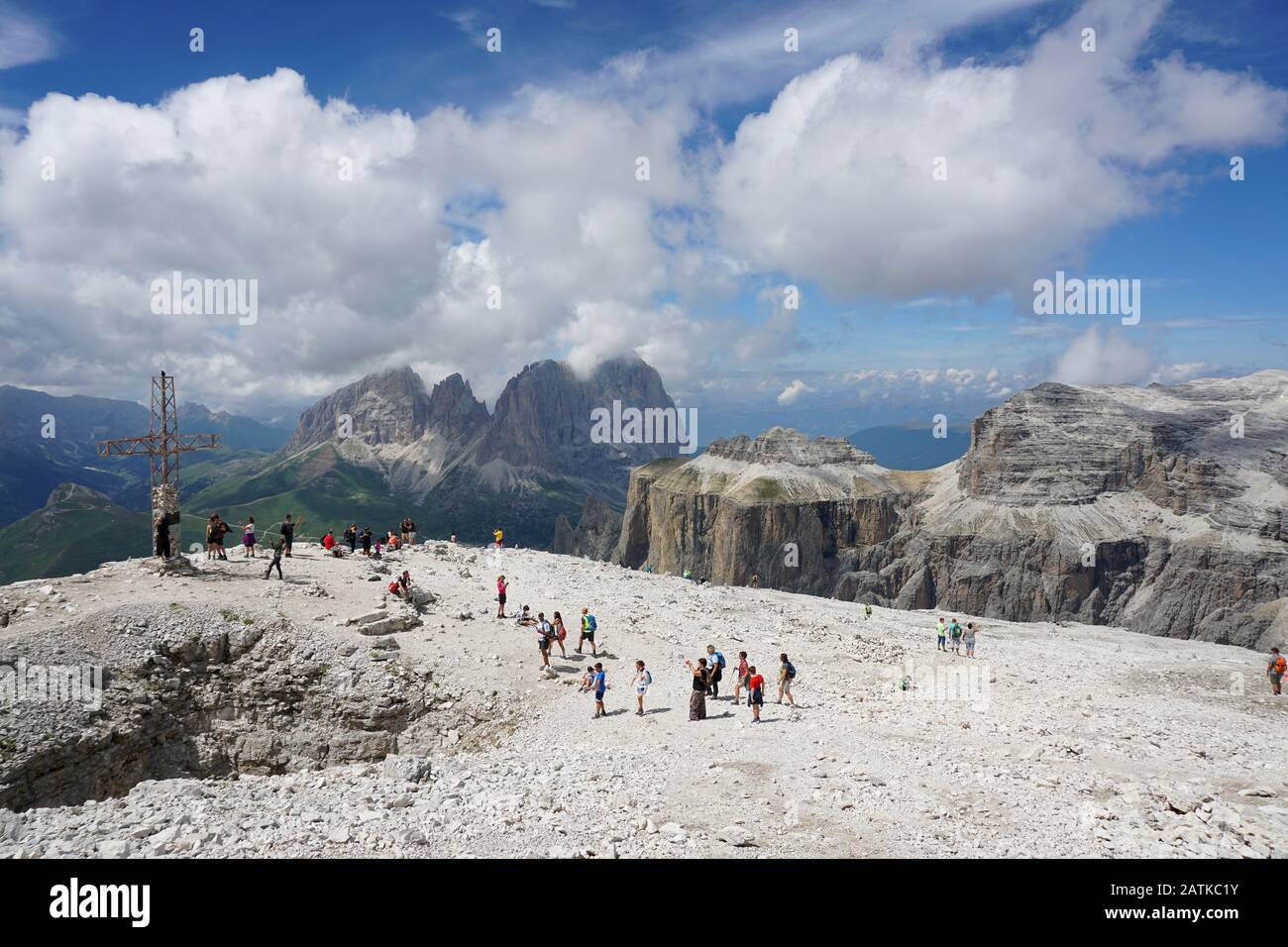Pordoi dolomites mountain pass hi-res stock photography and images - Alamy