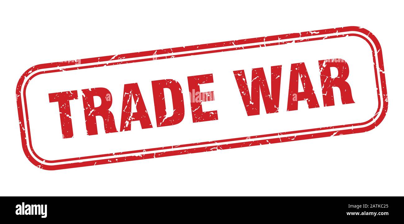 trade war stamp. trade war square grunge red sign. trade war tag Stock ...