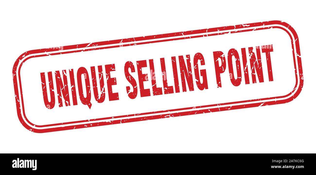 unique selling point stamp. unique selling point square grunge red sign ...