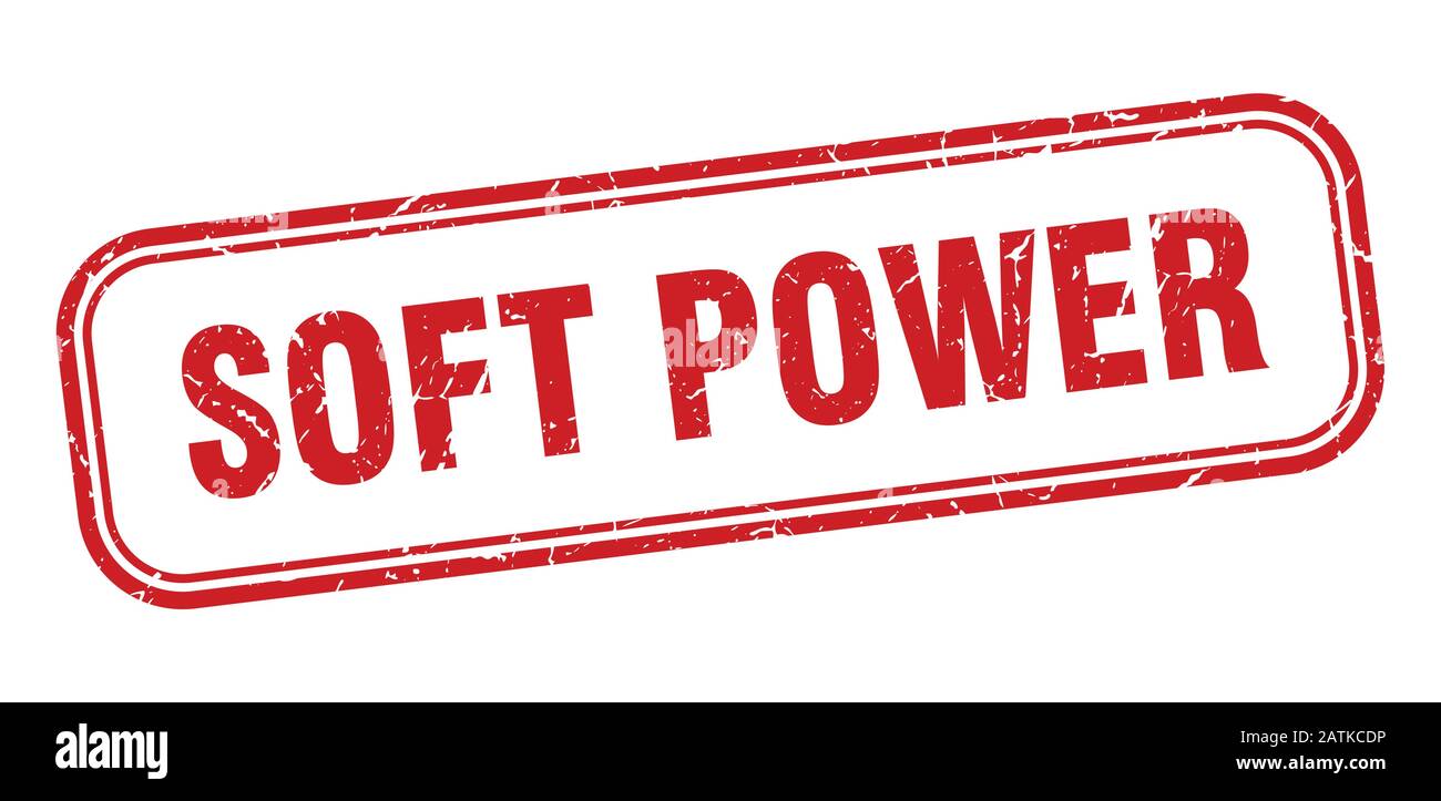 soft power stamp. soft power square grunge red sign. soft power tag ...