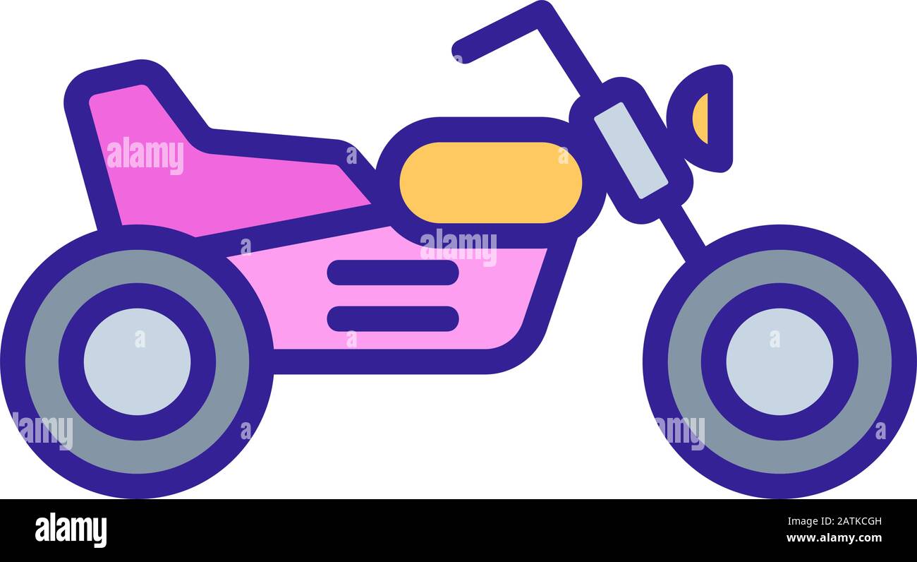 Enduro motorcycle silhouette icon vector hi-res stock photography and ...