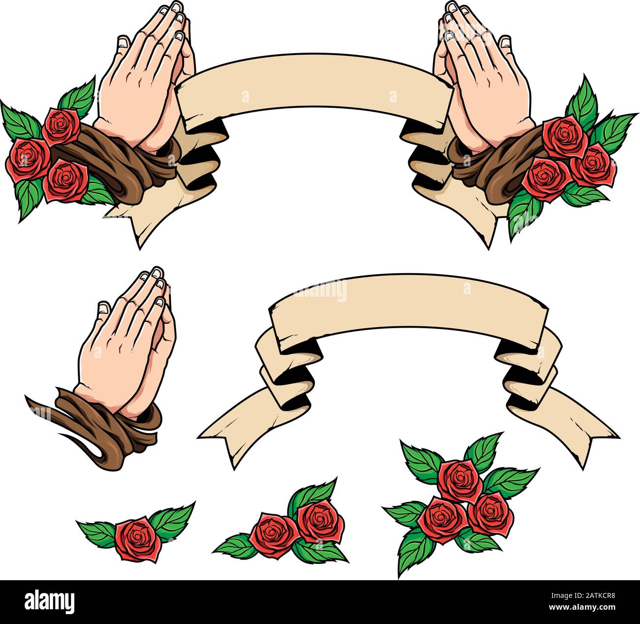 Prayer Ornament Isolated Stock Vector Image & Art - Alamy