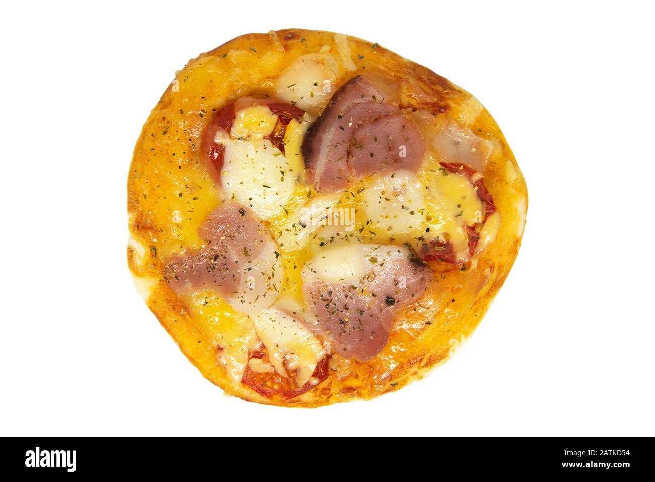 Pizza ham mini pepperoni Cut Out Stock Images & Pictures - Alamy
