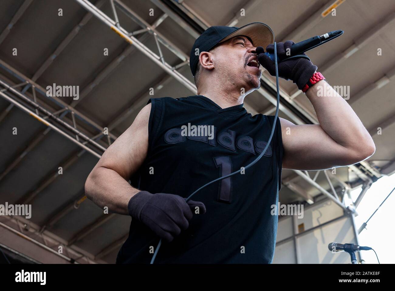 August 3, 2014 - Body Count featuring Ice-T onstage at Mayhem festival ...