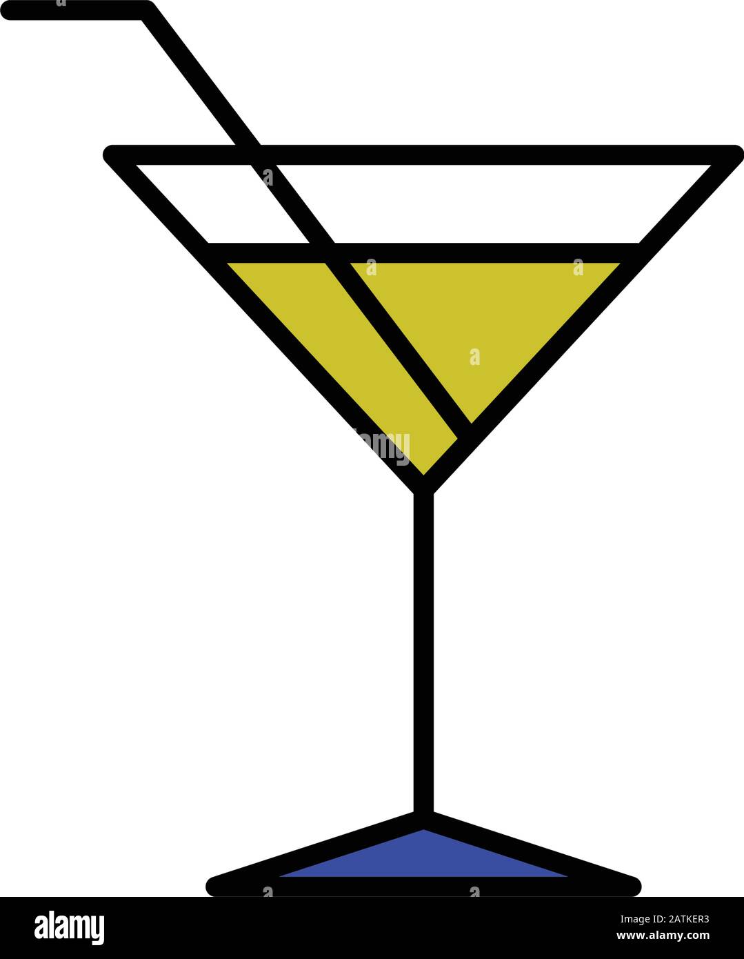 Wine and beer glasses Cut Out Stock Images & Pictures - Alamy