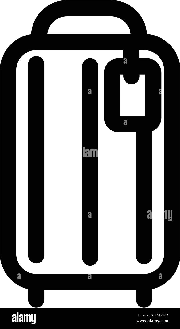 Travel bag vector Black and White Stock Photos & Images - Alamy