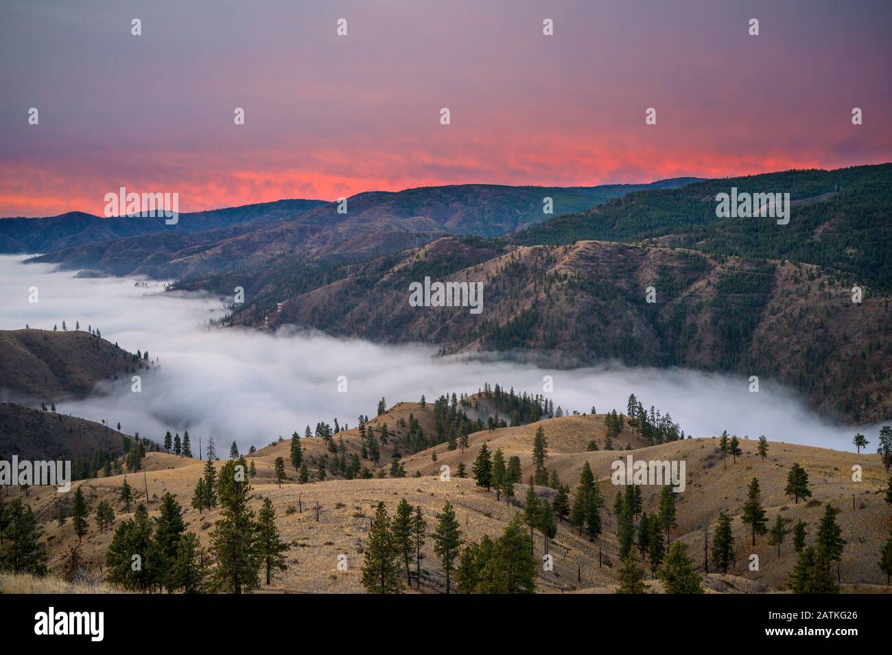 Pink sunrise hi-res stock photography and images - Alamy