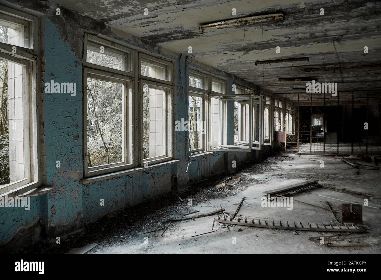 Abandoned school in chernobyl hi-res stock photography and images - Alamy