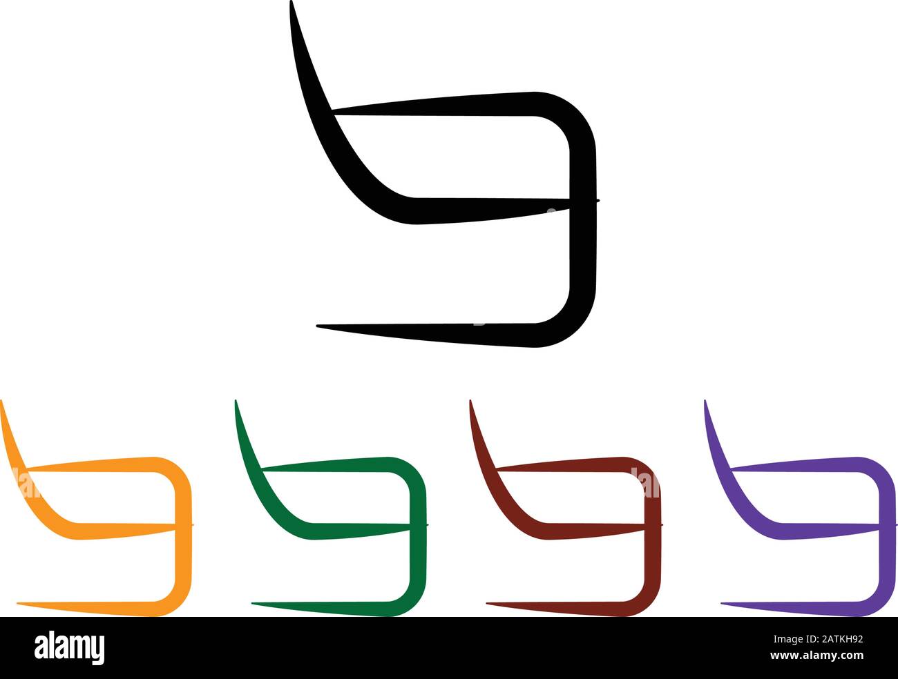 CHAIR ICON, SYMBOL DESIGN TEMPLATE Stock Vector Image & Art - Alamy