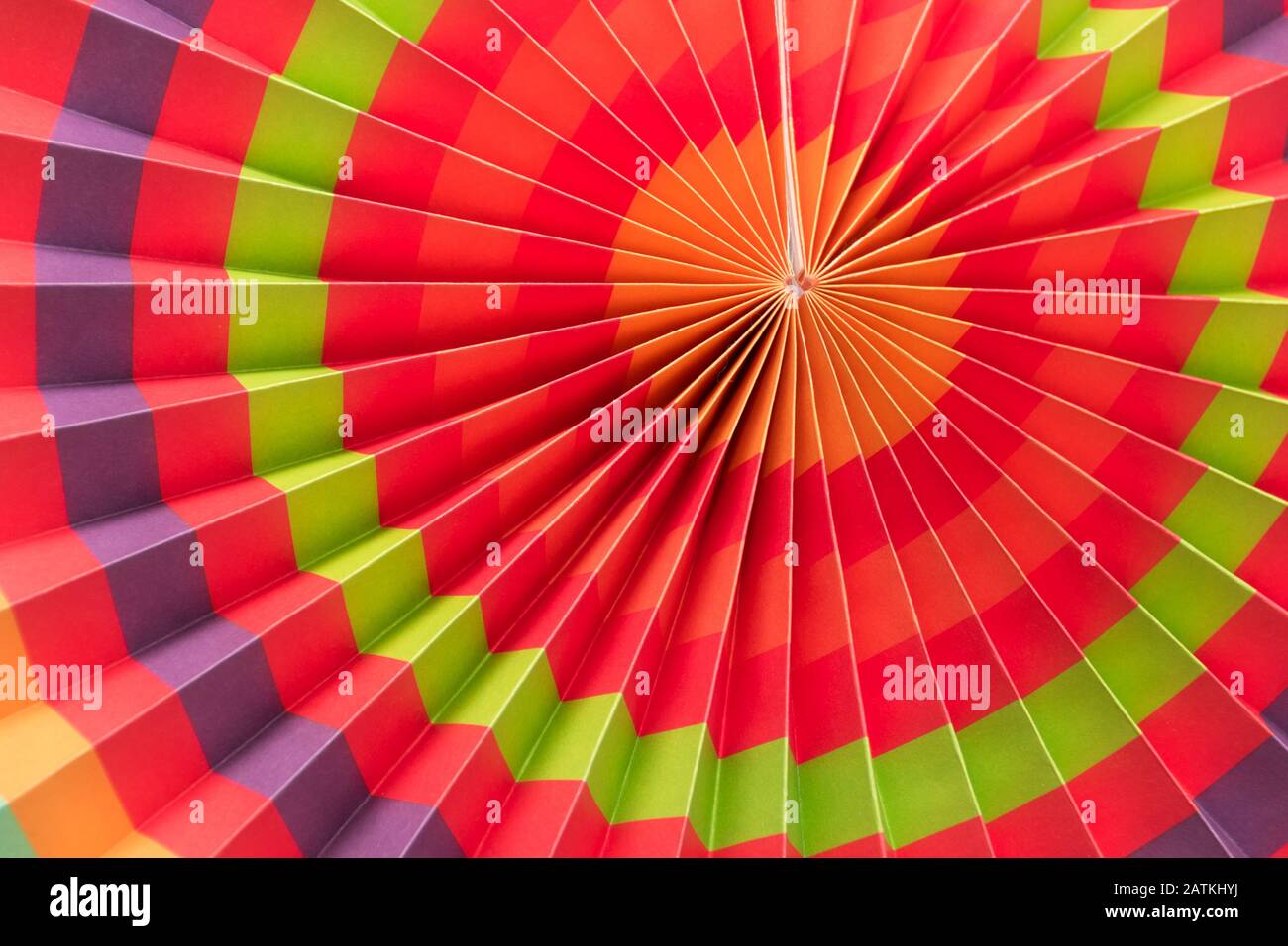 Colourfull paper circle detail, close up Stock Photo - Alamy