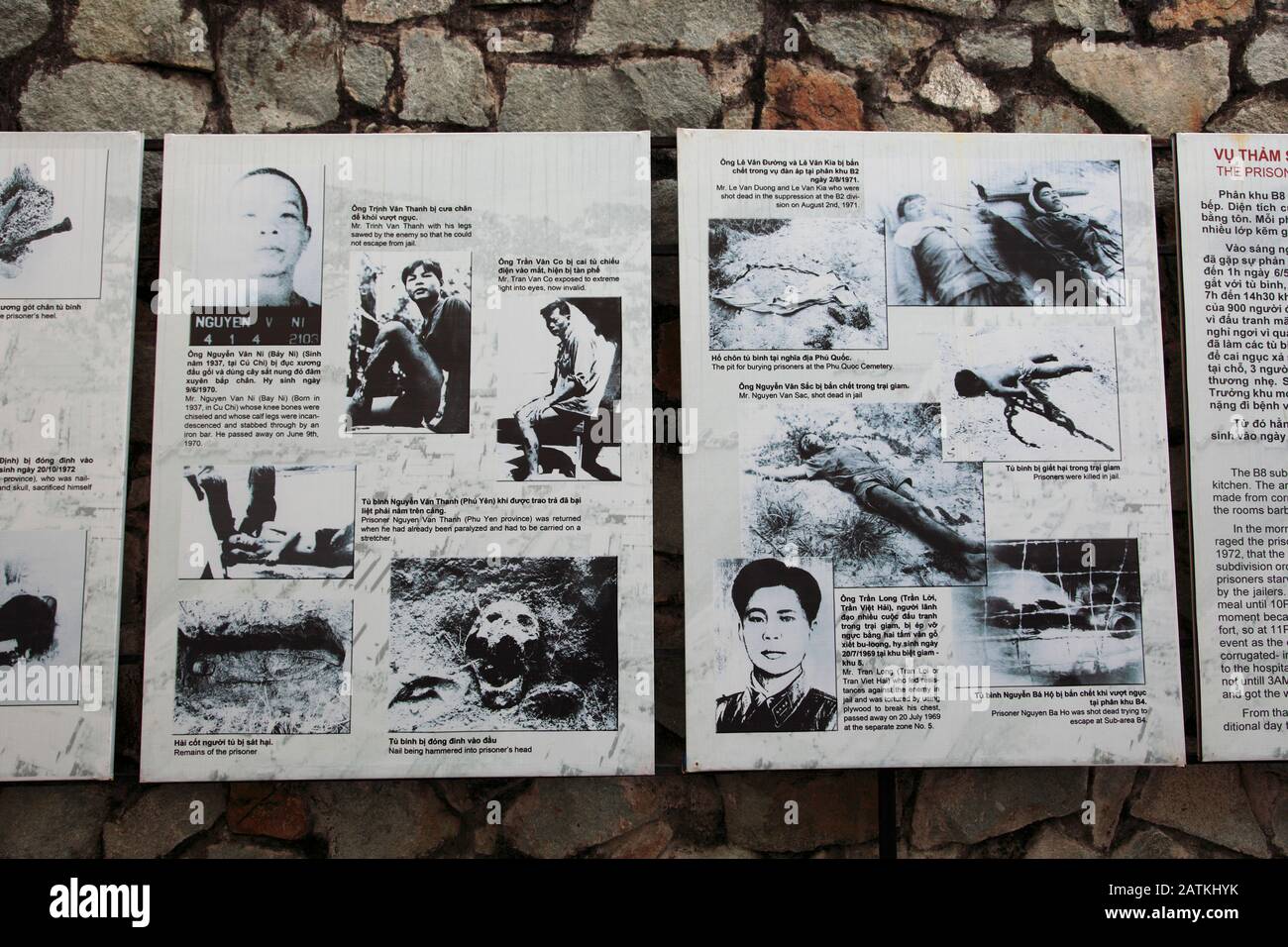 War Remnants Museum, Photos of prisoners, Ho Chi Minh City, Saigon ...