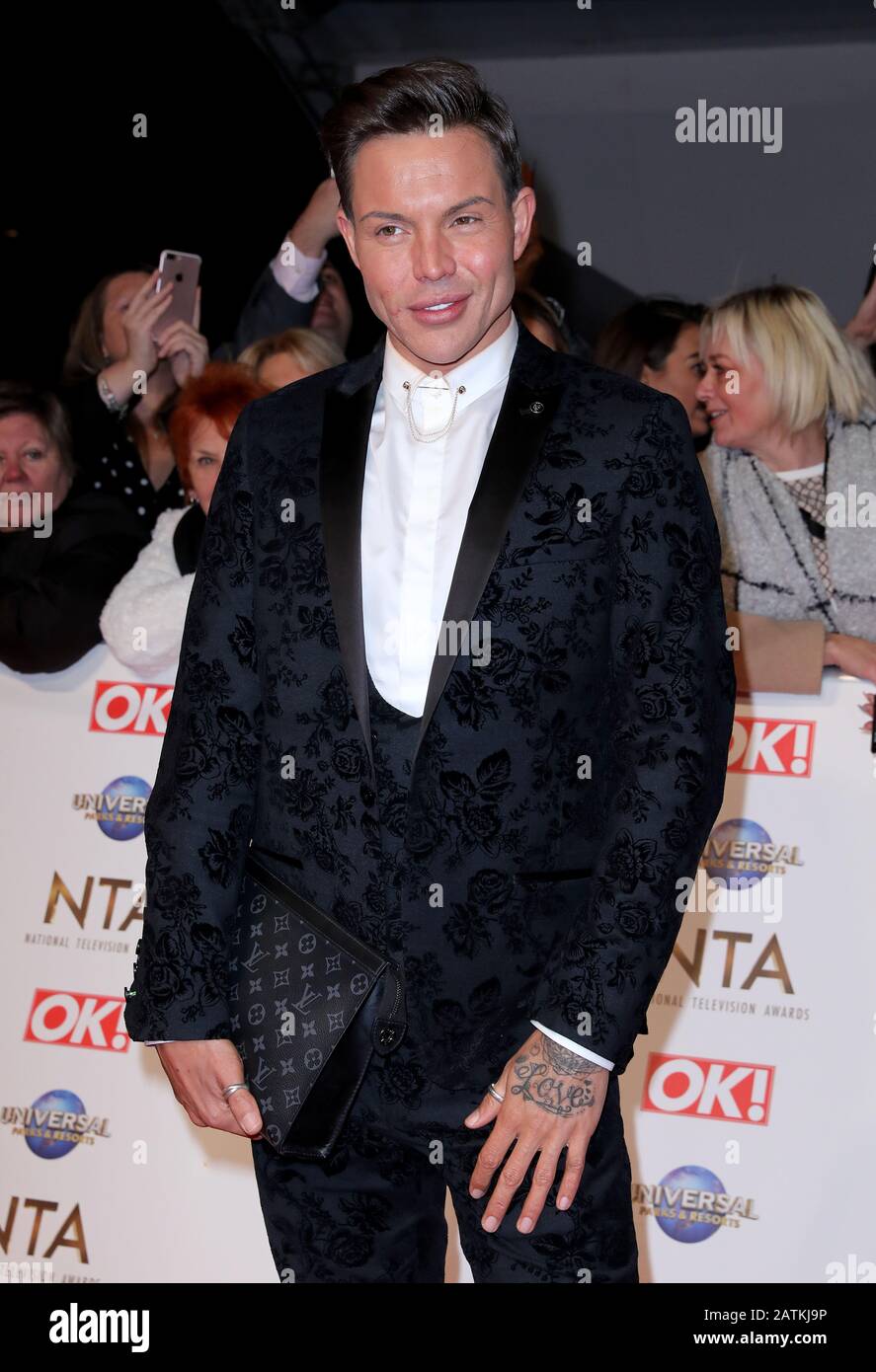 Bobby Norris attending the National Television Awards 2020 held at the ...