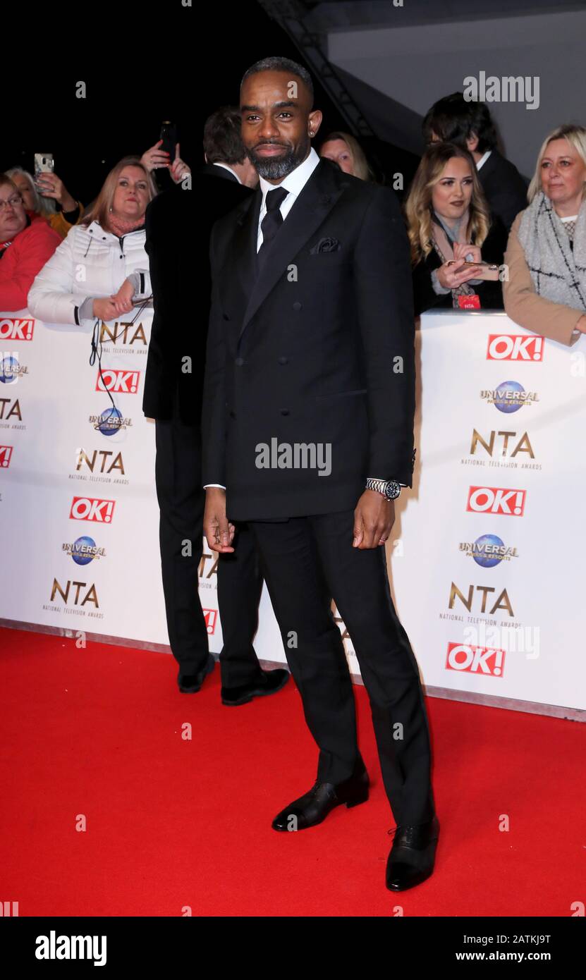 Chucky Venn attending the National Television Awards 2020 held at the ...