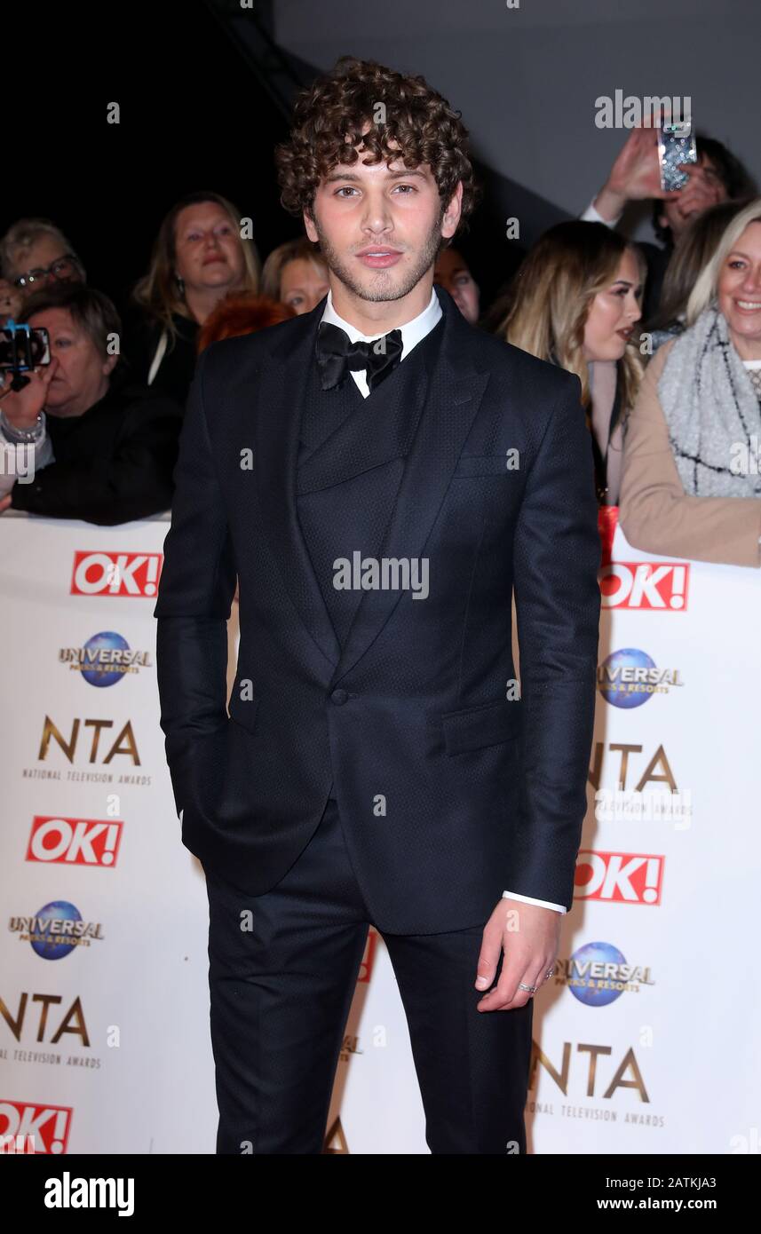 Eyal Booker attending the National Television Awards 2020 held at the ...