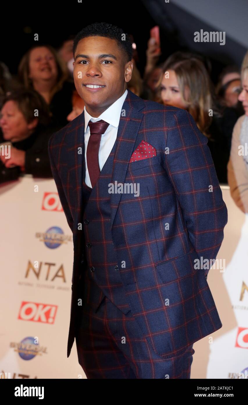 Nathan Graham attending the National Television Awards 2020 held at the ...