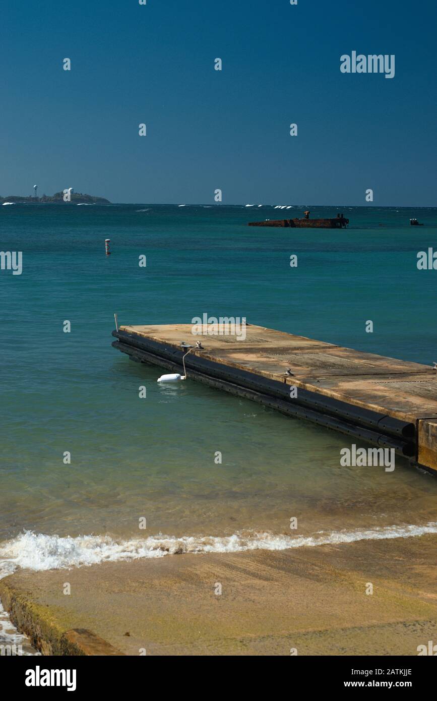 Puerto Rico Scenic Coast, Isla de Cabras Stock Photo - Alamy