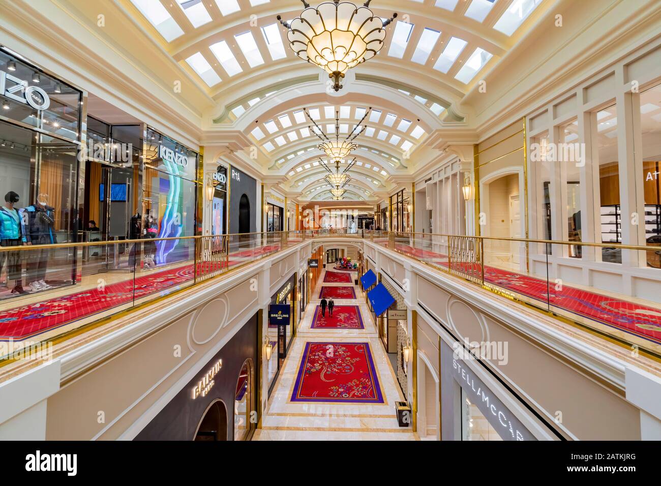 Las Vegas, Jan 10: Interior view of the Wynn Plaza Shops on JAN 10 ...