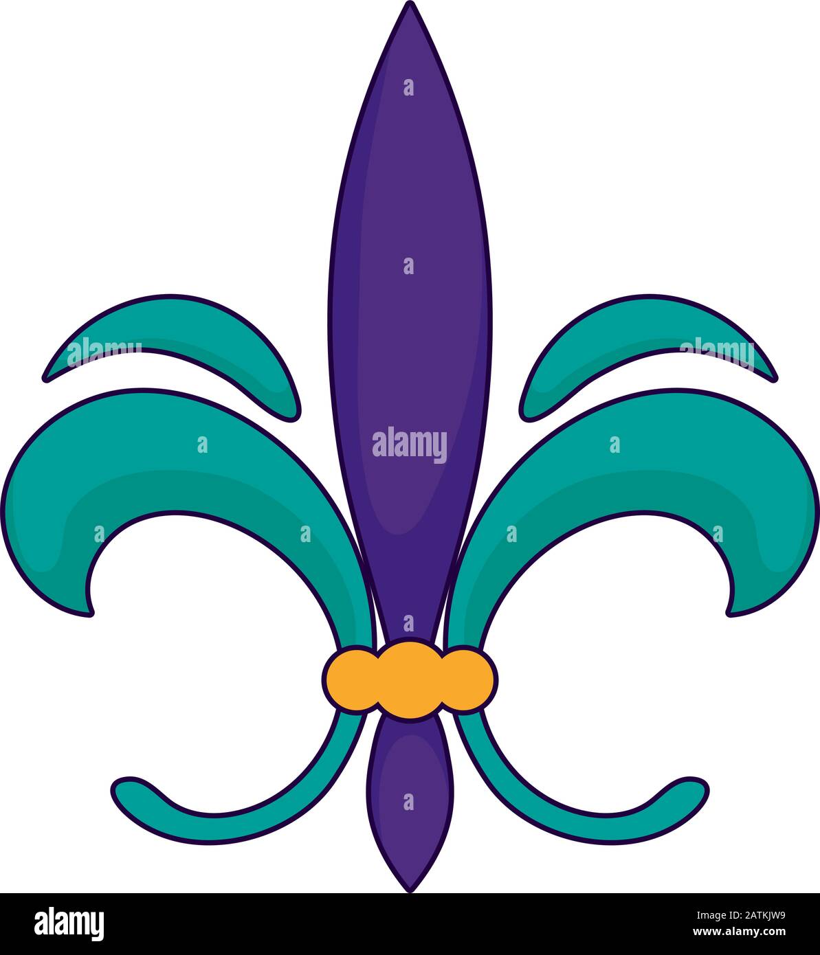 Mardi gras fleur de lis design, Party carnival decoration celebration ...