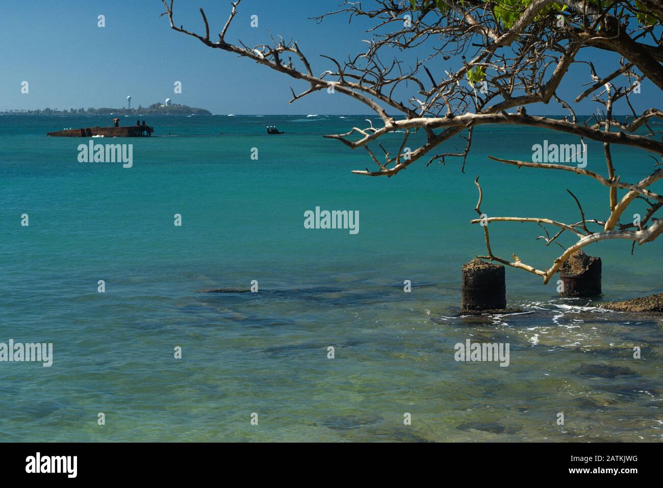 Puerto Rico Scenic Coast, Isla de Cabras Stock Photo - Alamy