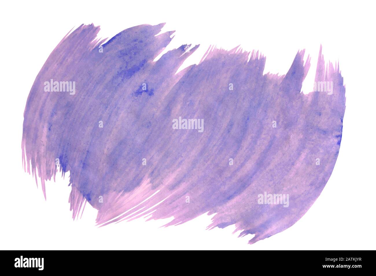 Abstract watercolor background on textured paper isolated on white ...