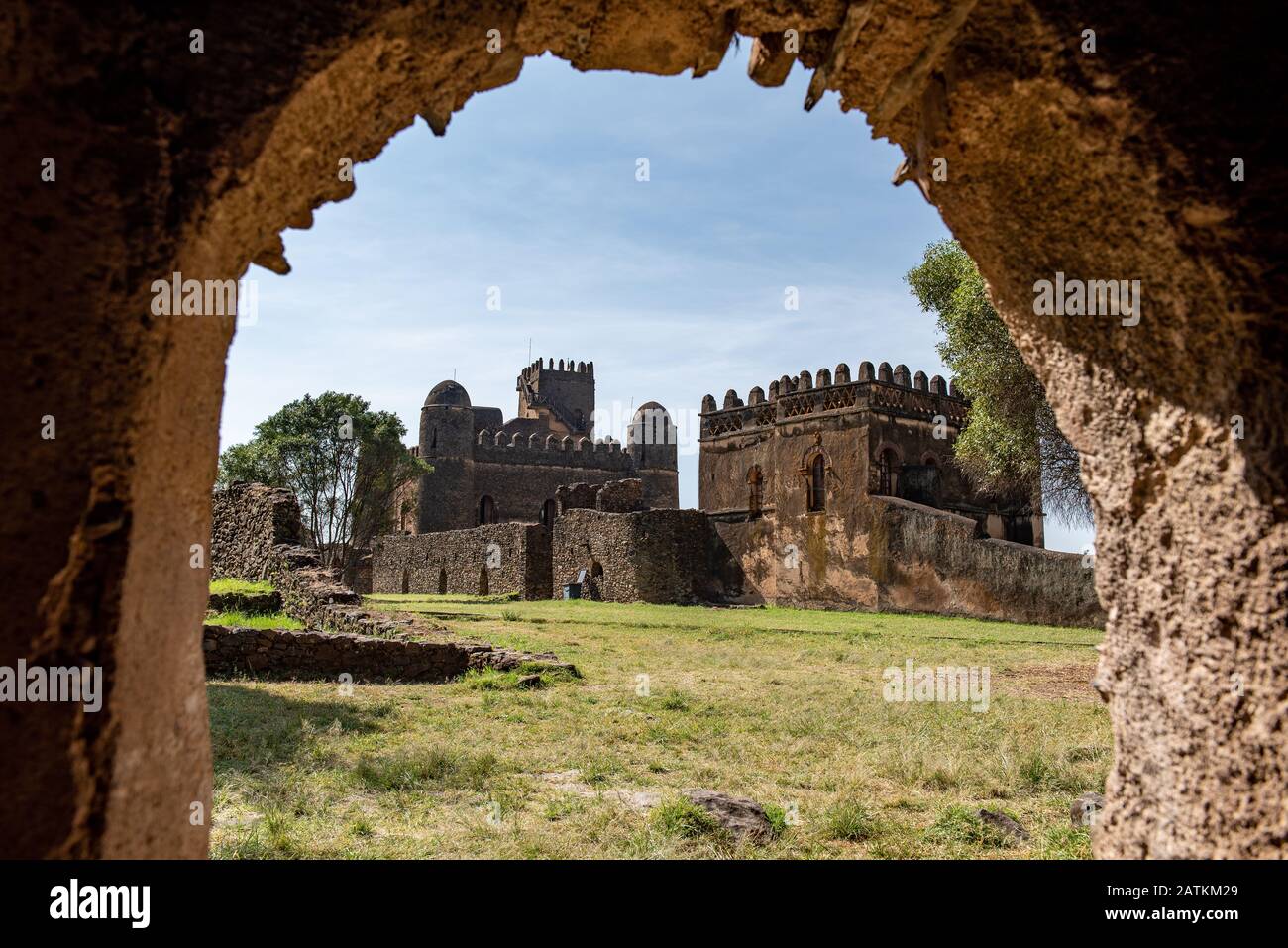 Castle in Gonder Stock Photo - Alamy