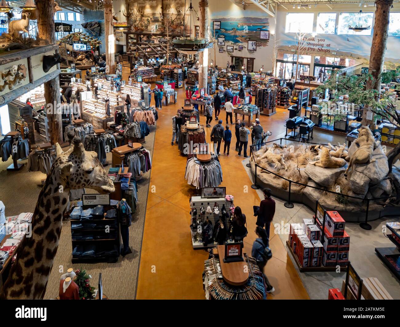Bass pro shops interior hi-res stock photography and images - Alamy