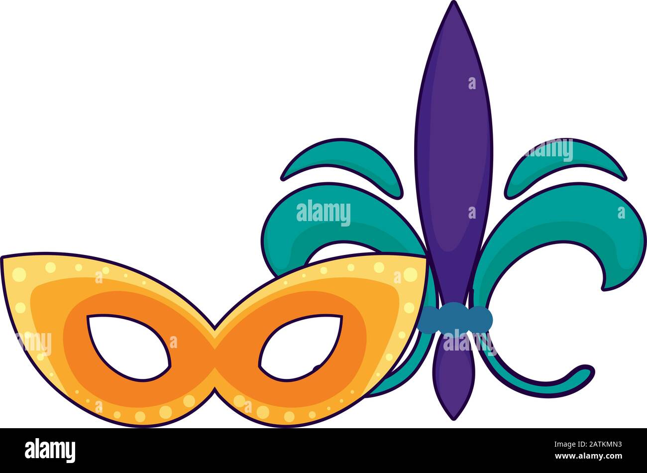 Mardi gras mask and fleur de lis design, Party carnival decoration ...