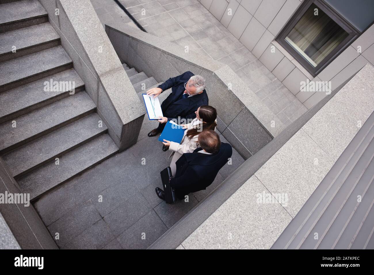 Business people that work together in office. Concept of teamwork and ...